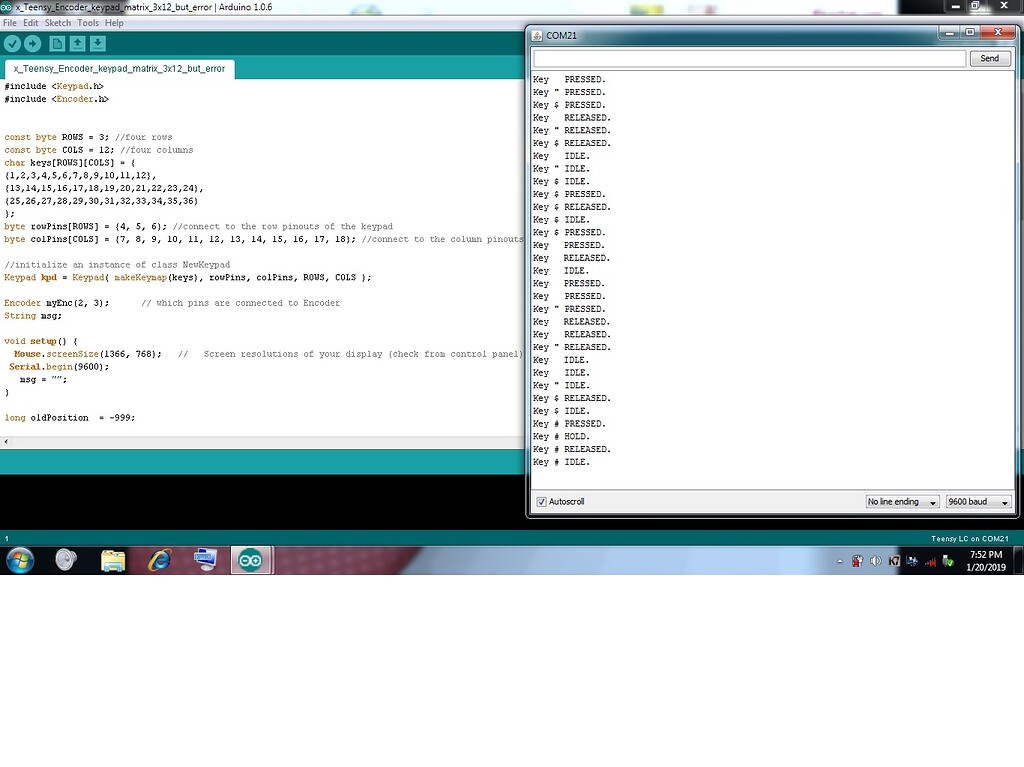 what is wrong in my simple keypad matrix sketch - General Guidance ...