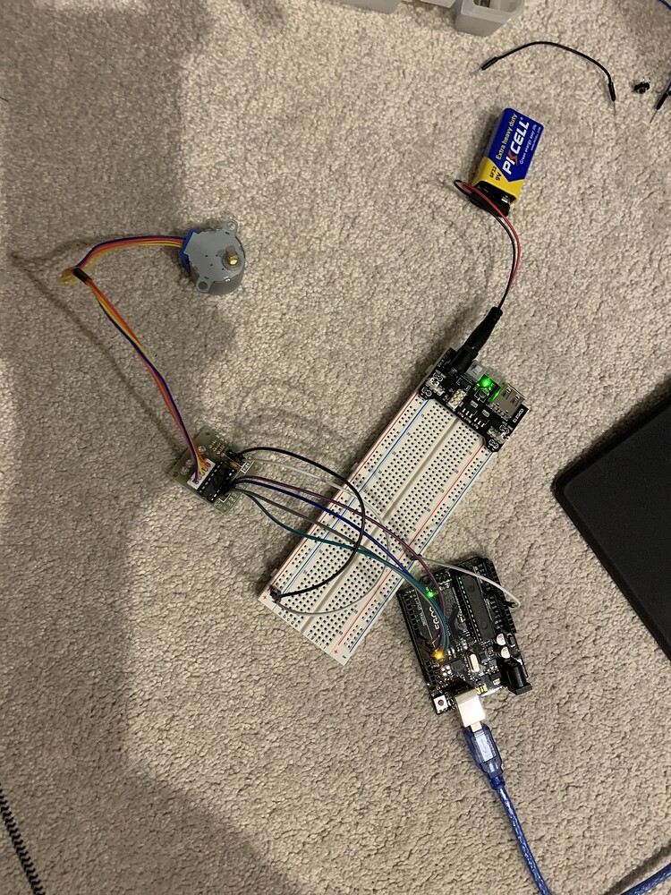 My stepper motor driver LED won’t turn on when the power is on. Is it meant to? - Motors ...