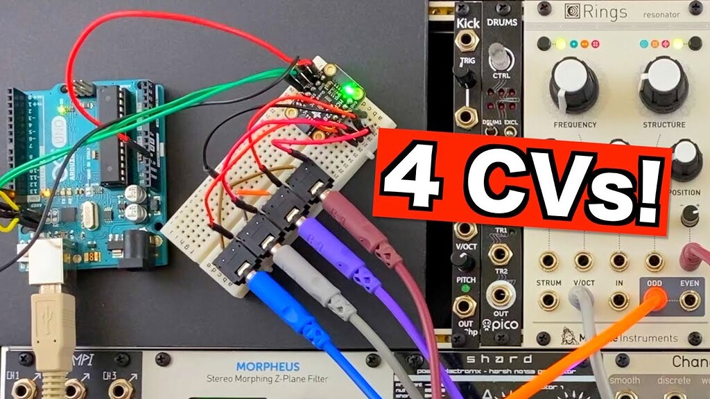 Smooth Random CV for Eurorack - Audio - Arduino Forum