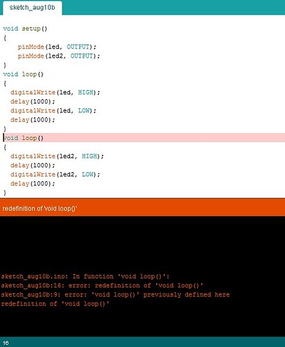 Using Double Loop In Same Program Programming ions Arduino Forum