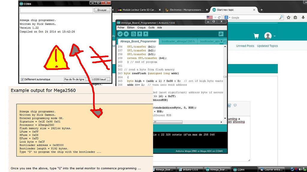 Burning UNO with Mega2560 - 3rd Party Boards - Arduino Forum