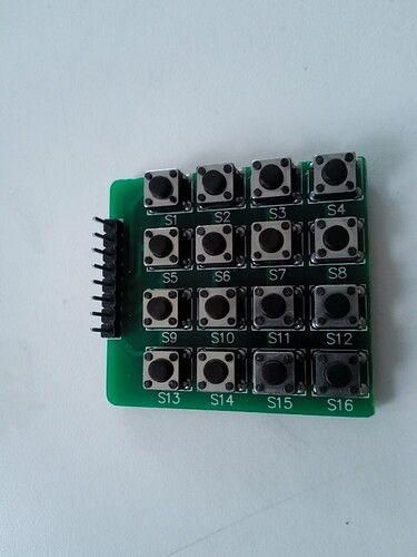 Use of 4X4 push button matrix - Project Guidance - Arduino Forum