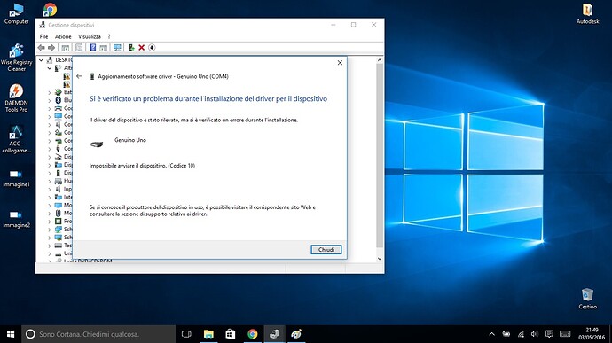 Problema installazione driver Genuino UNO - Generale - Arduino Forum