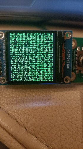 Building and displaying html on a TFT - General Guidance - Arduino Forum