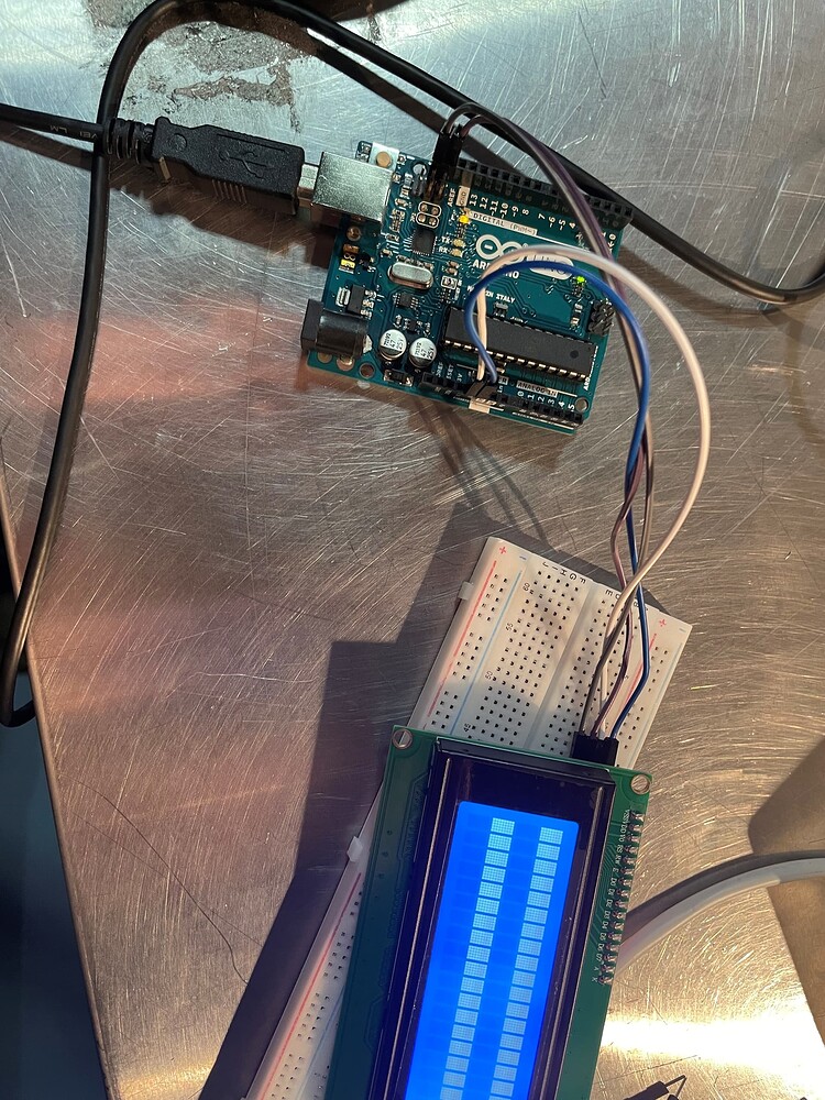 LCD Code causes Arduino to not execute void setup AND void loop ... LCD Code causes Arduino to not execute void setup AND void loop ...