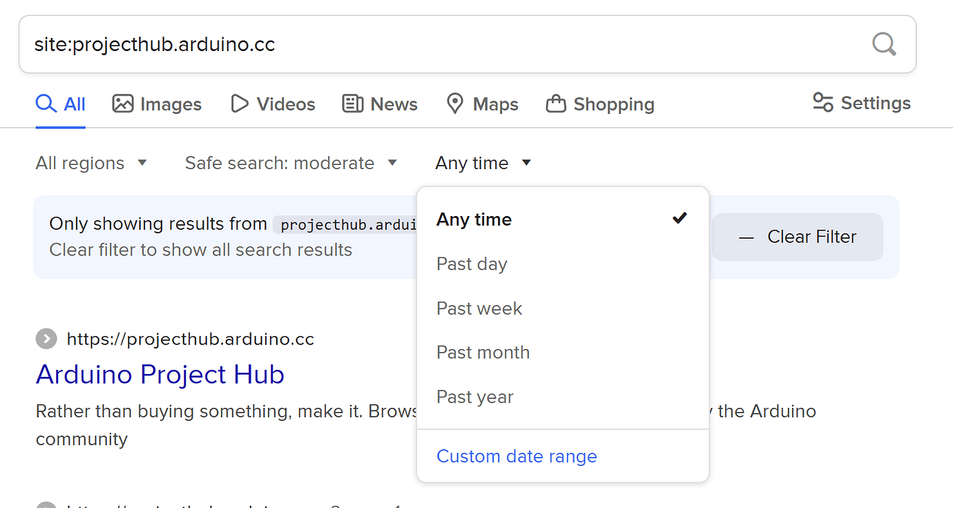No Way to find the Newest projects - Project Hub - Arduino Forum