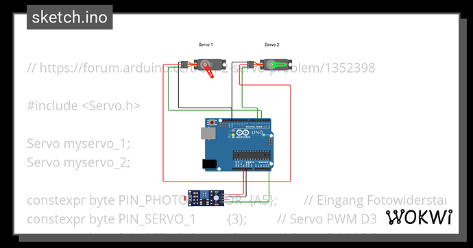 Ein 2 Servo Problem - Deutsch - Arduino Forum