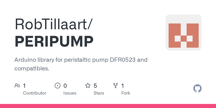 Recommendations to build metered dispenser with peristaltic pump ...