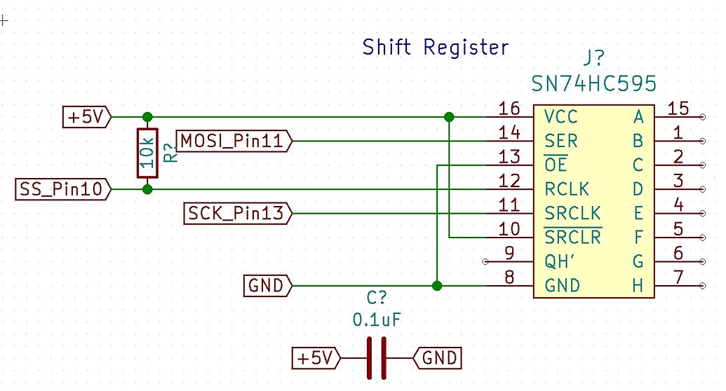 [solved] shift register 74hc595 - LEDs and Multiplexing - Arduino Forum