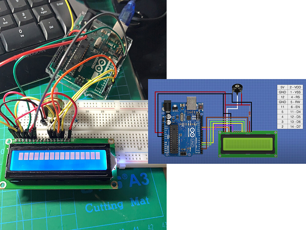 1602 LCD display too bright , no text show up - Displays - Arduino Forum