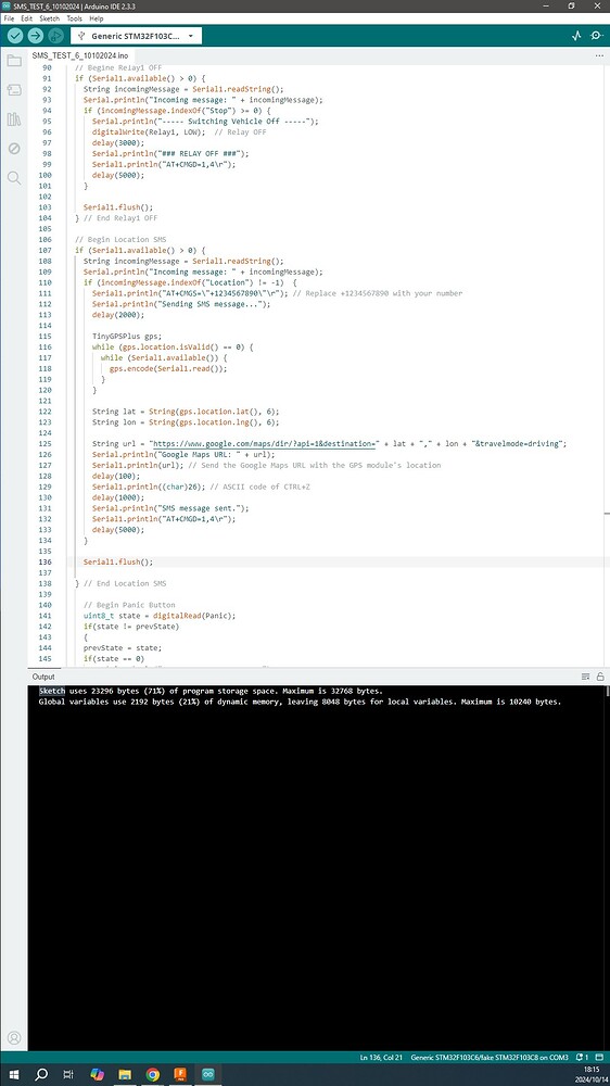 A9G with STM32 Blue Pill - General Guidance - Arduino Forum