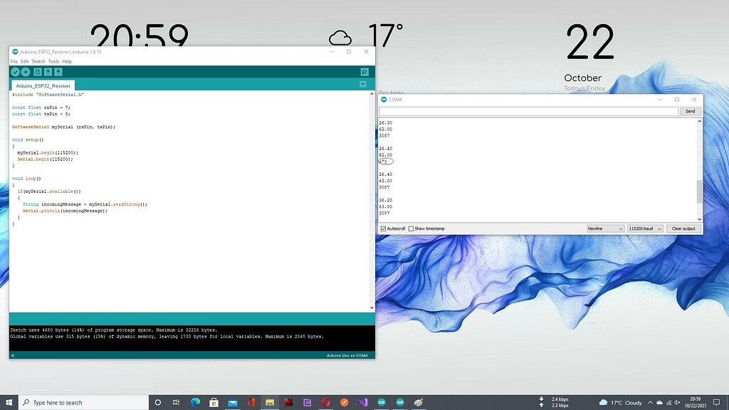 Please can anyone help me why I receive this symbols - Programming - Arduino Forum