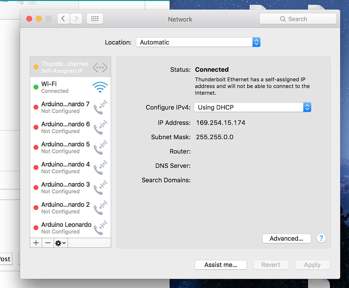 I have a problem using ethernet shield on arduino!! - Networking, Protocols, and Devices ...