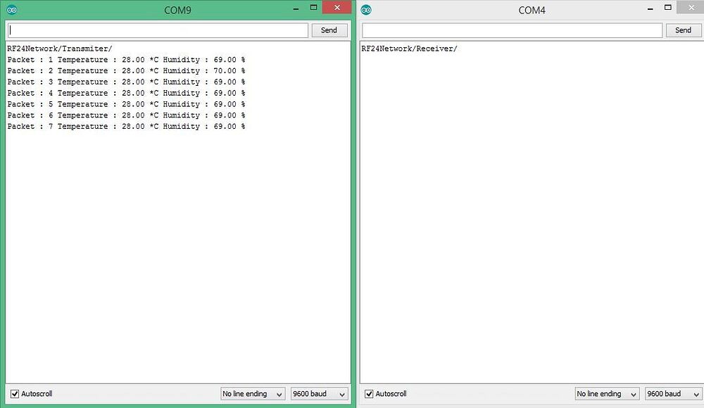 How to make master node can receive and send package using rf24network? - Networking, Protocols ...