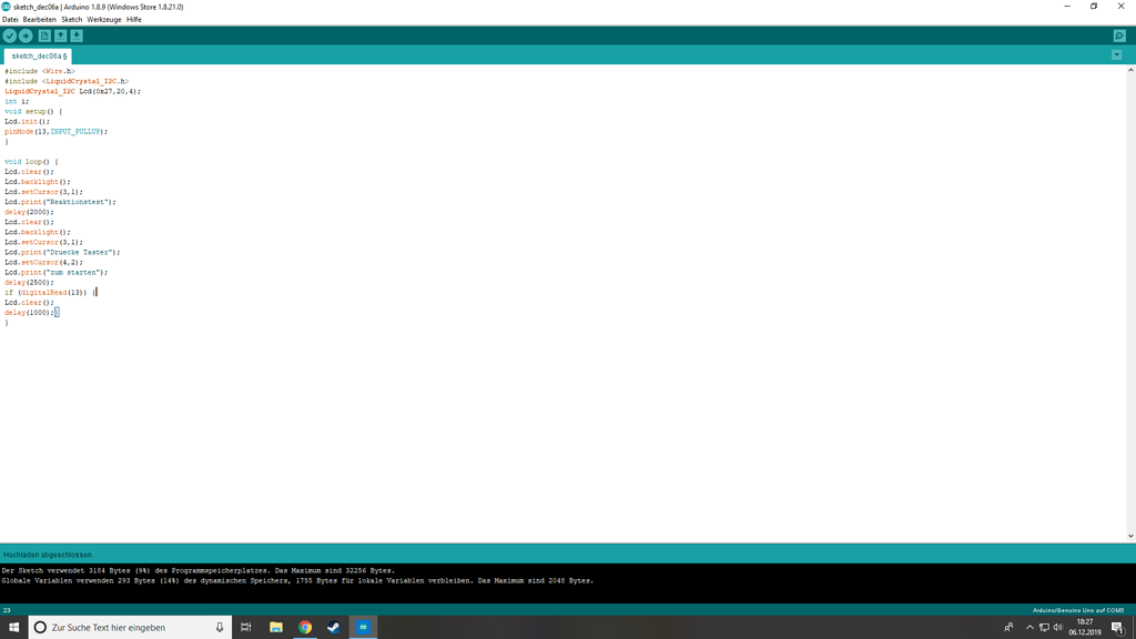 Want that the Lcd Monitor goes off when i press the button(ArduinoUnoSmdEdition) - Programming ...