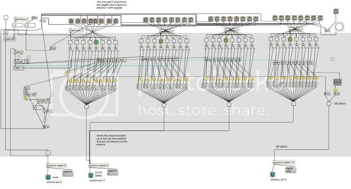 2 x 4 shift registers, max (inefficient solution) - Interfacing w ...