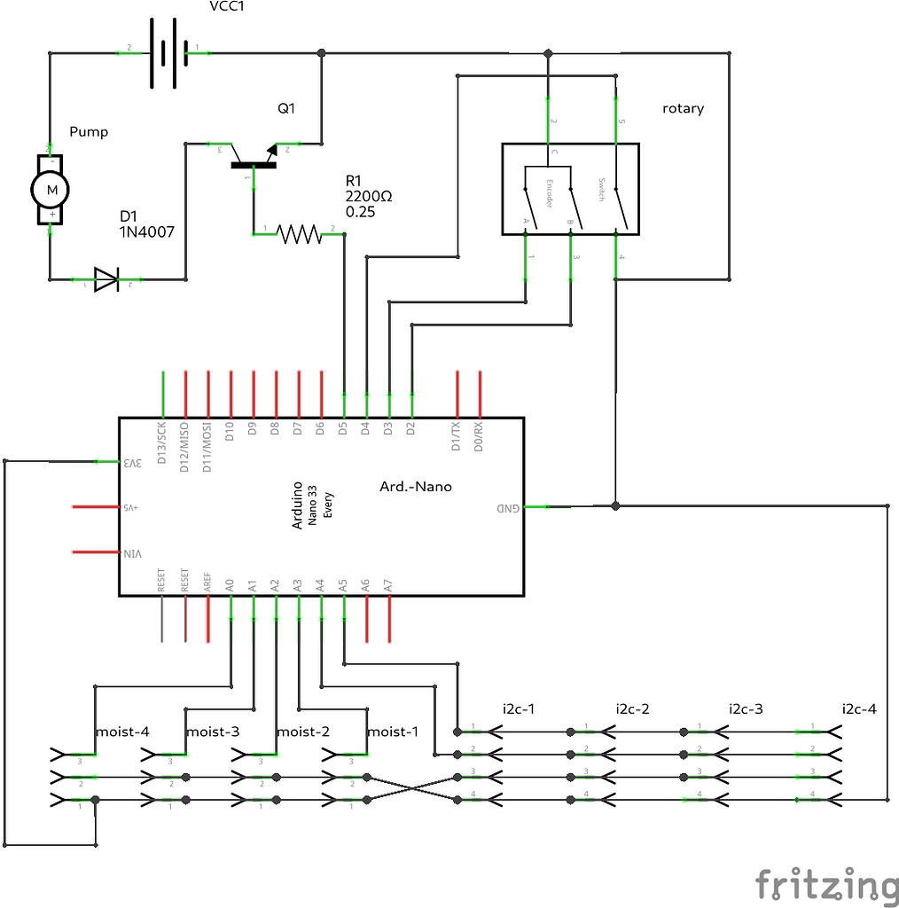 Why does my Arduino freeze when load (motor, pump) is switched on, even when using a relay ...