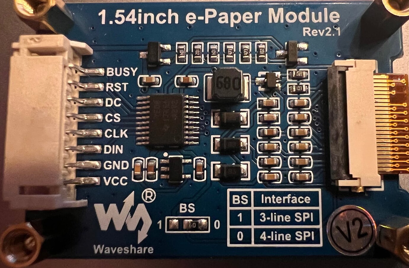 Waveshare E-Paper (GxEPD2) on Arduino NANO IOT 33 - Displays - Arduino Forum