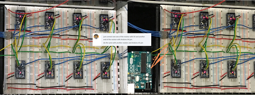 Placement of Pullup Resistors on SDA/SCL Lines in 8-Slave I2C ...