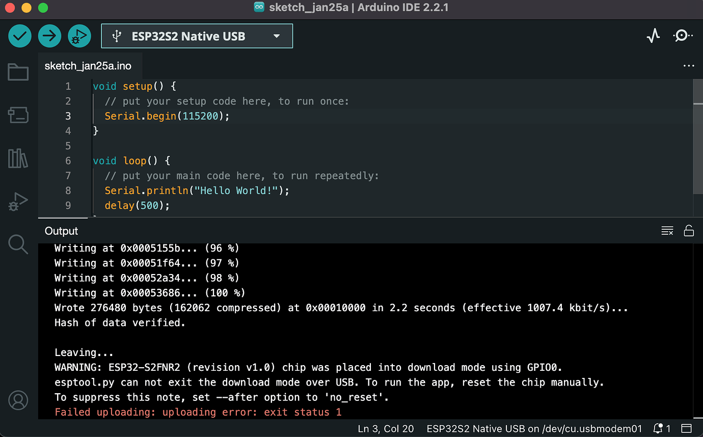 Connection Problem With Esp32s2 Mini General Guidance Arduino Forum