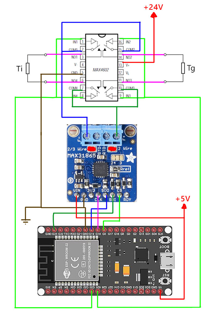 Reading multiple RTDs with one MAX31865? - General Electronics ...