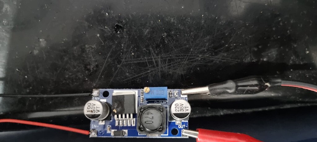 Lm2596 module exploded when I connected it to power - Motors, Mechanics ...