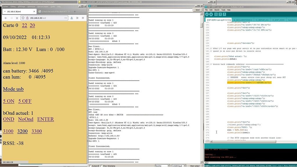 ESP32 gestion photovoltaïque - Le bar - Arduino Forum