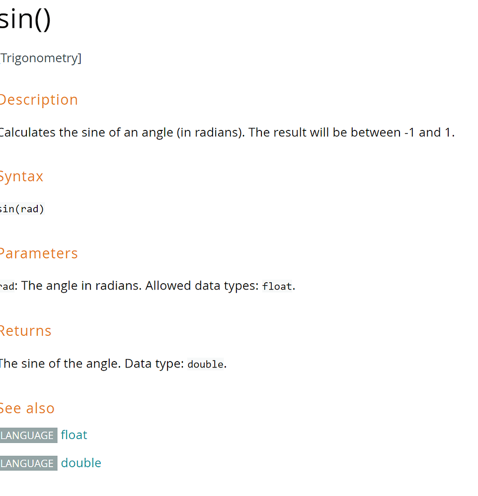 Use sin() and cos() - Programming - Arduino Forum