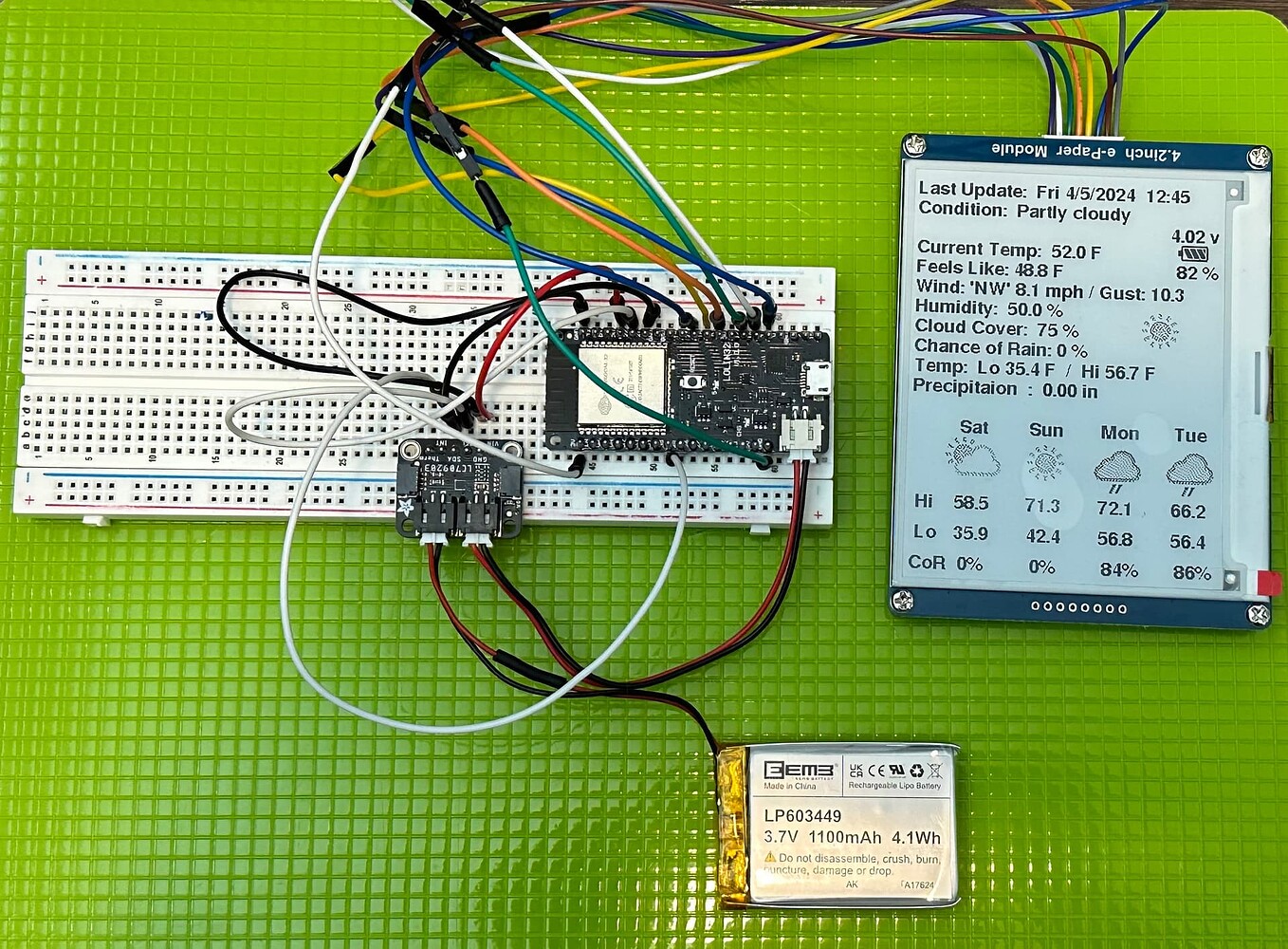 Esp32 Deep Sleep Weather Station General Guidance Arduino Forum