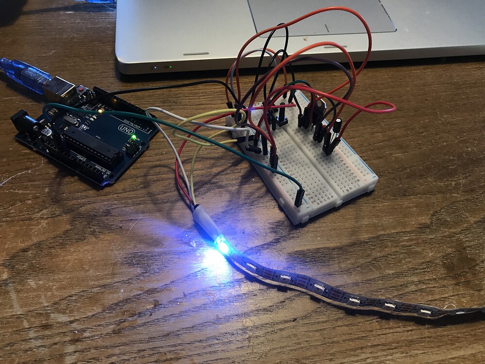 ATTINY85 LED strip + push button - 3rd Party Boards - Arduino Forum