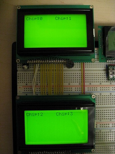 Multiple 192 x 64 KS0108 Displays using OpenGLCD library? - Displays - Arduino Forum