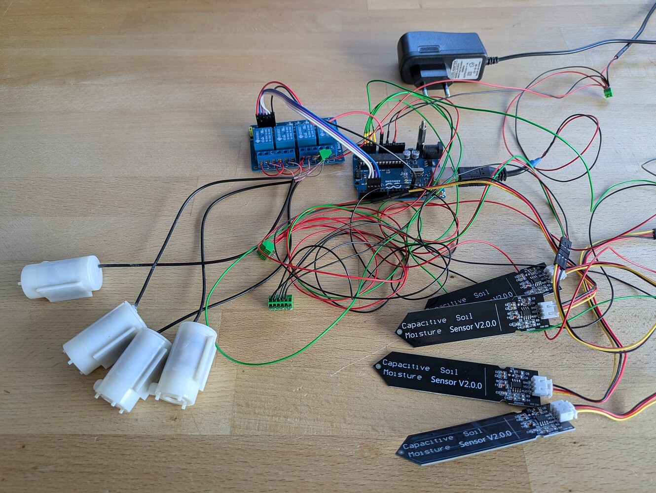 Water irrigation system - relay board dead - General Guidance - Arduino ...
