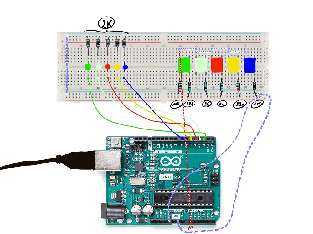 Remplacer un breadboard par un perfboard pour un branchement - Français ...