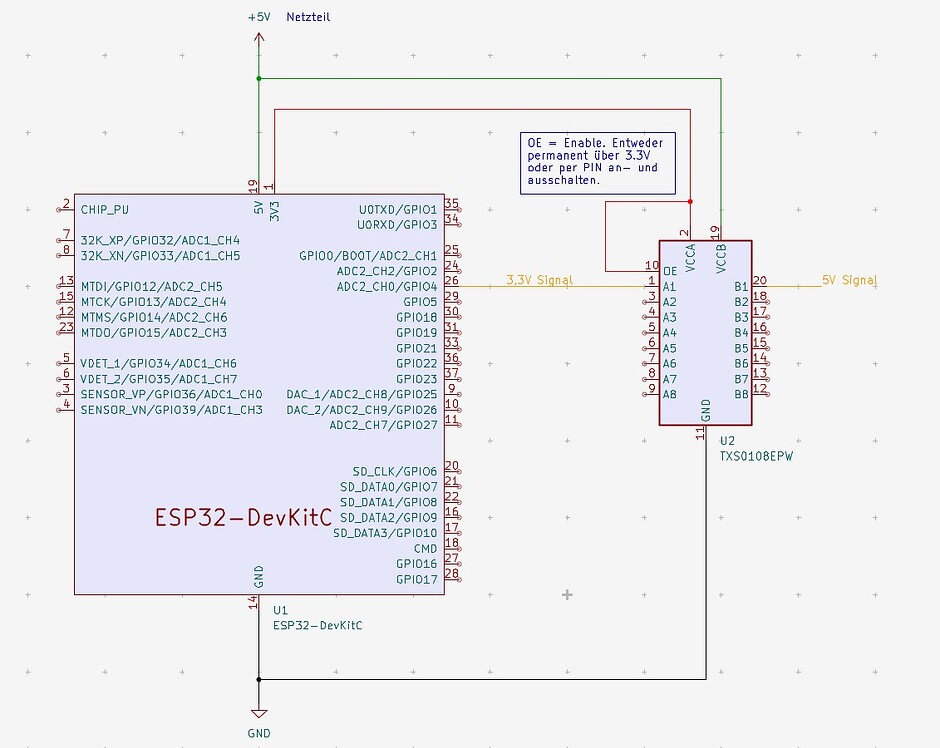 ESP32 Level Shifter - Deutsch - Arduino Forum
