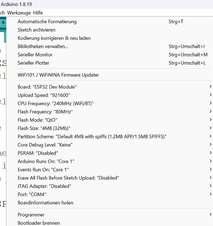 ESP32 Fehler beim Kompilieren - Deutsch - Arduino Forum