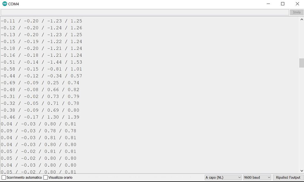 Inconsistent data about gravity vector using mpu6050 - Programming - Arduino Forum