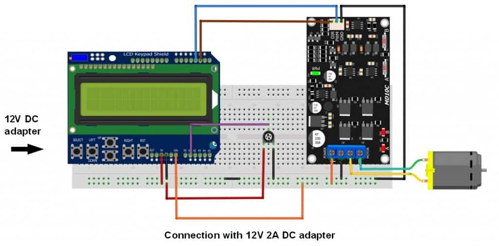 Smallest Arduino that can provide 12v for MD10C - General Guidance ...