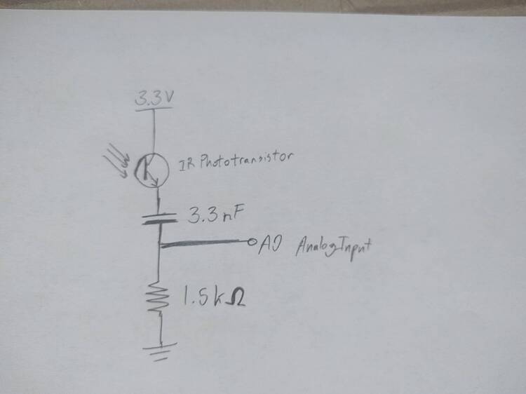 High-pass filtering phototransistor output - Sensors - Arduino Forum High-pass filtering phototransistor output - Sensors - Arduino Forum