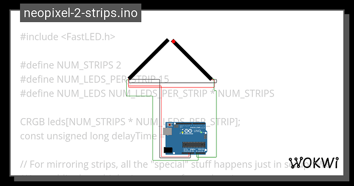 2 LED strips, but 1 reversed - Page 2 - Programming - Arduino Forum