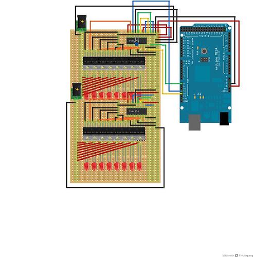 Shift register daisy chain for Light installation - LEDs and Multiplexing - Arduino Forum