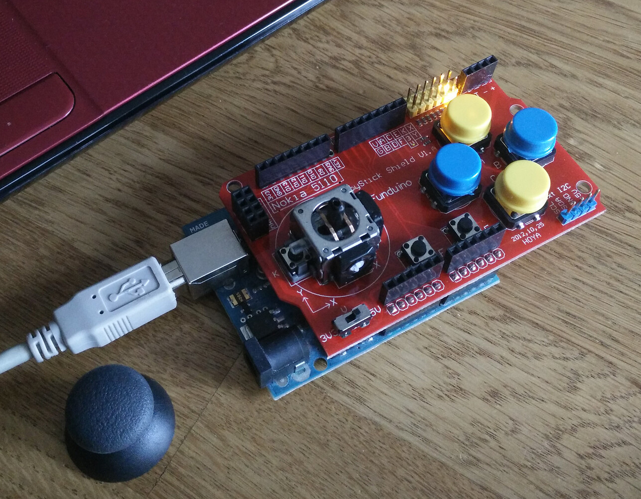 Funduino Joystick Shield to communicate with PC ? - Interfacing w ...
