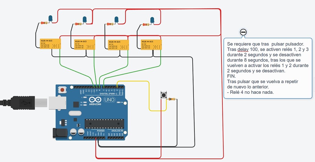 Código para un proyecto con módulo de relés - Español - Arduino Forum