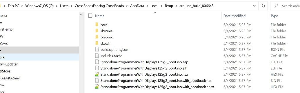 Where is the compiled program stored on Windows 10? - General Guidance - Arduino Forum
