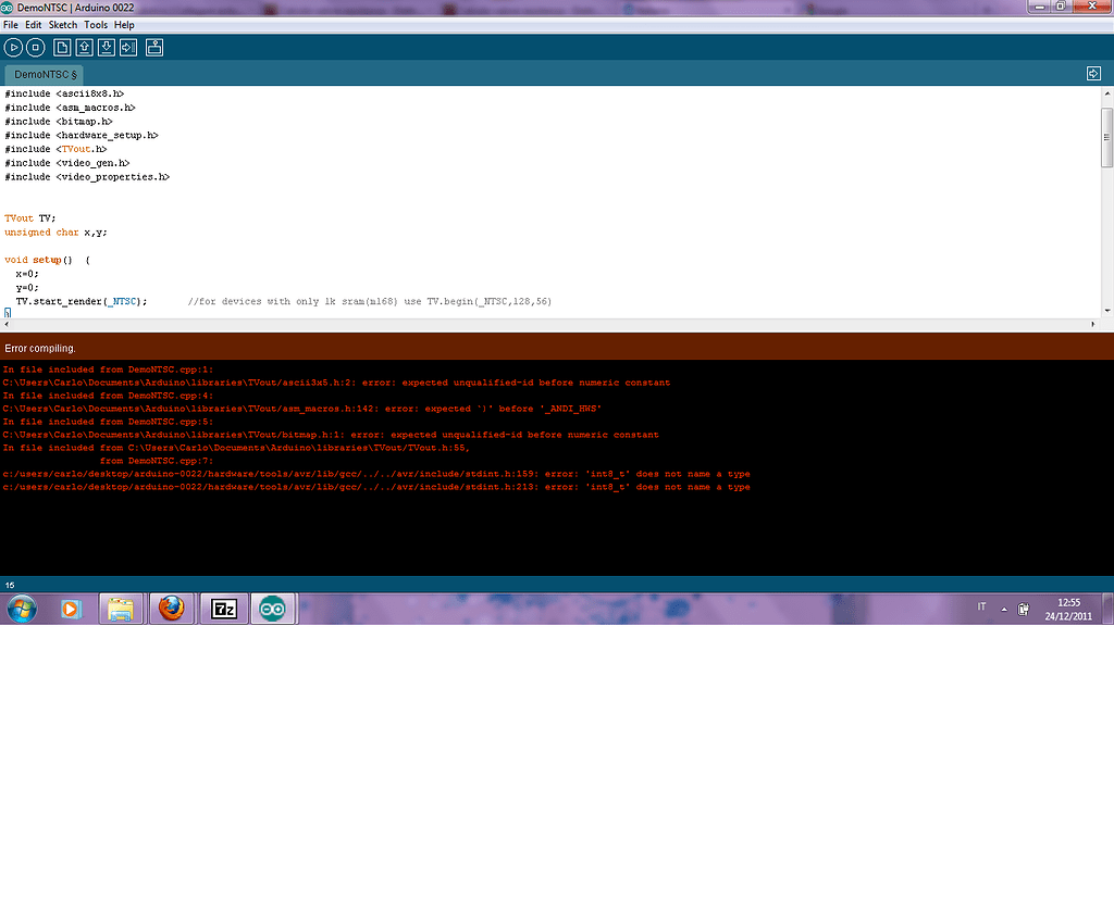 libreria tv out - Generale - Arduino Forum
