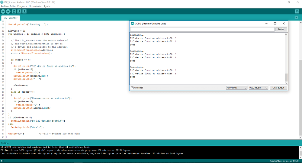 (Problema) RTC DS1307 no me permite modificar Horario - Hardware - Arduino Forum