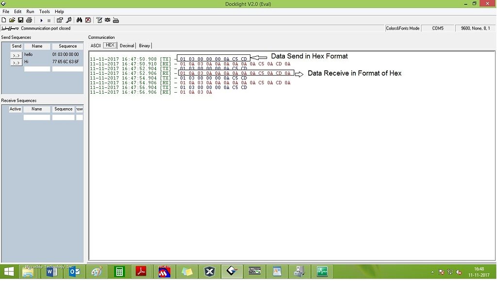 Reading Hexadeceimal value In uart - Programming - Arduino Forum
