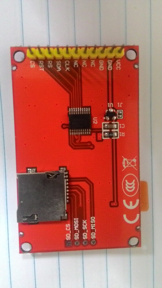 Pin Out 1.8" Serial SPI TFT LCD Display Module "ST7735B" IC - Displays ...