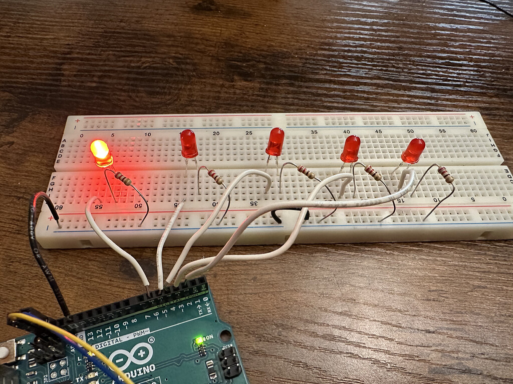 Some LEDs dimmer than others - LEDs and Multiplexing - Arduino Forum