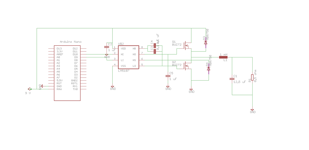 Dc/DC Converter project - Arduino switches by itself when connected to ...
