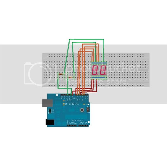 7-Segment Display Multiplexing on a breadboard - Interfacing - Arduino Forum
